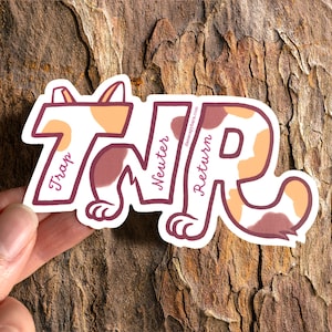 Trap Neuter Return TNR Kitty Sticker - Etsy