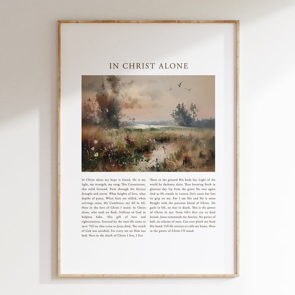 In Christ Alone - Etsy