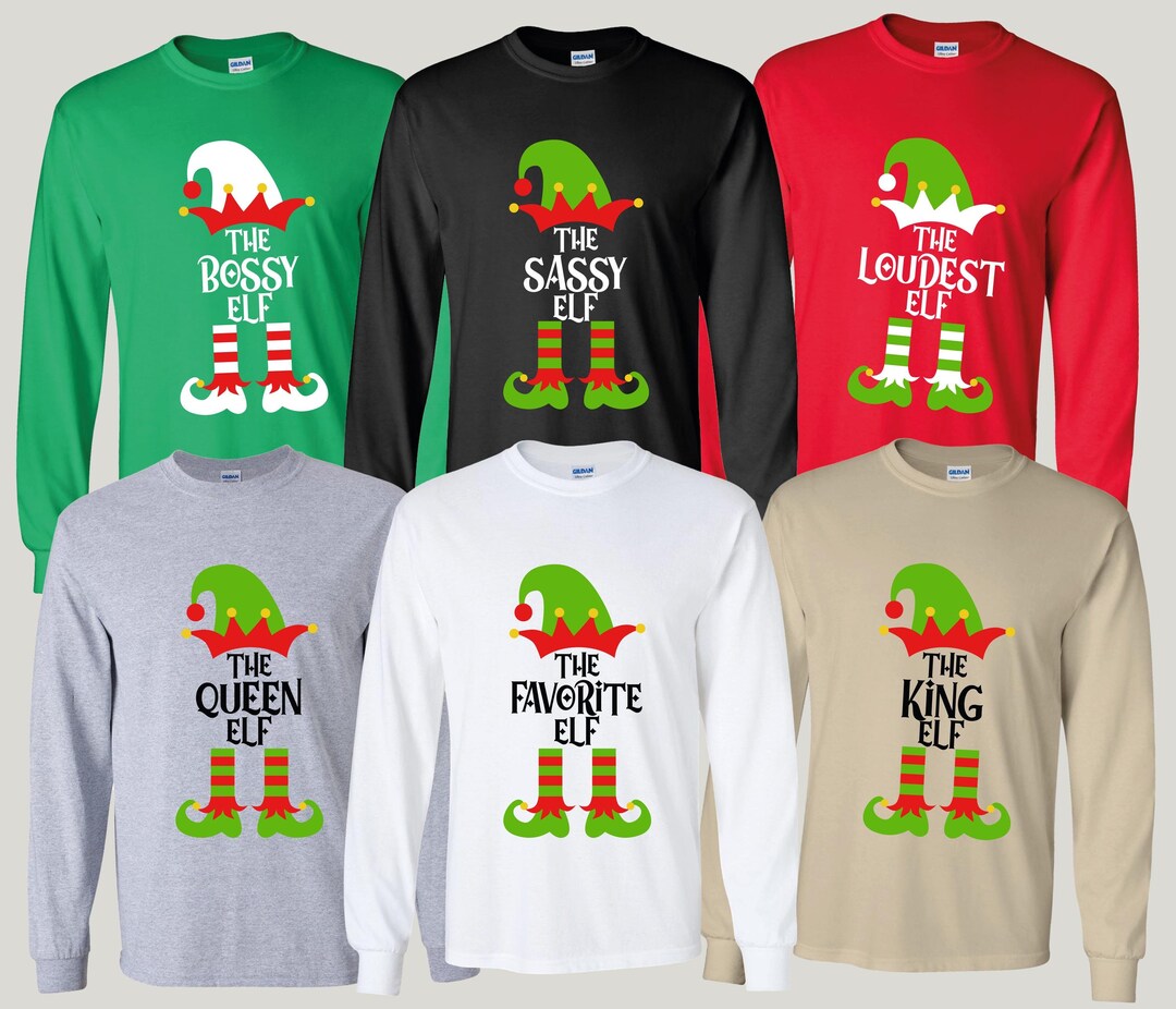 Custom the Elf Long Sleeve Shirts, Custom Elf Sweatshirt, Christmas ...