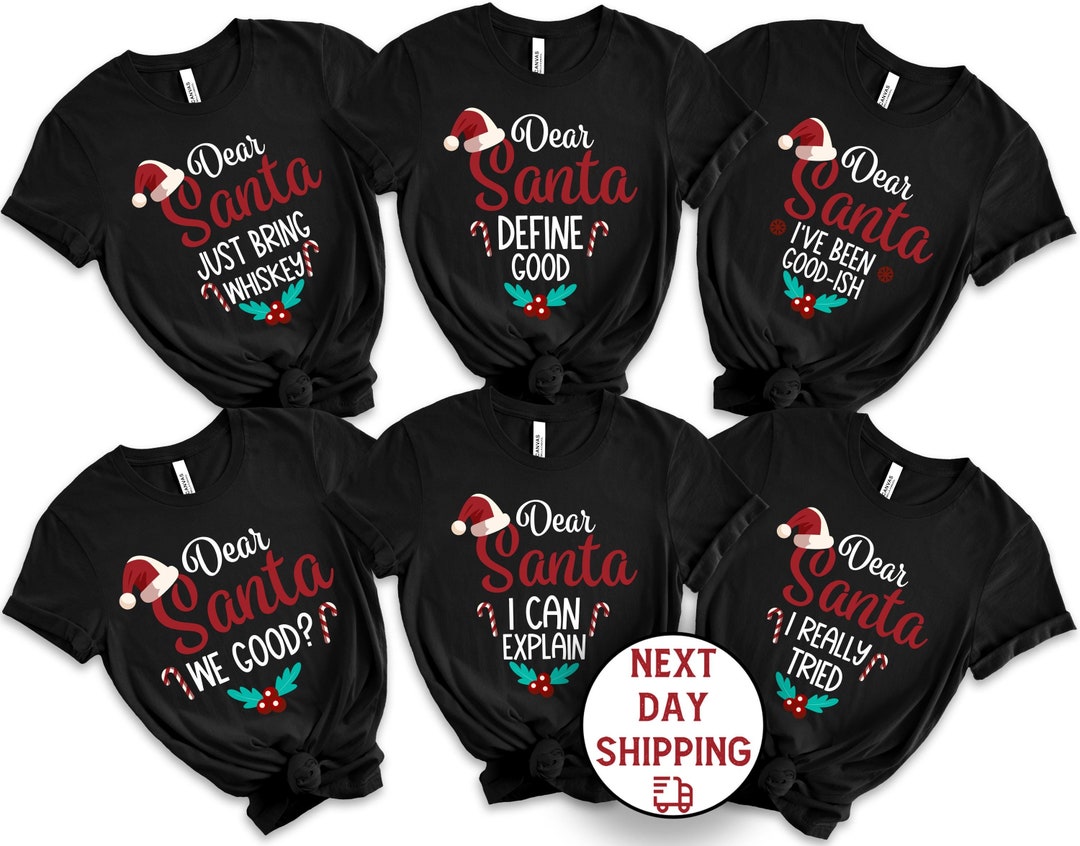 40 Quotes Dear Santa Group Shirts, Santa Custom Shirts, Dear Santa ...