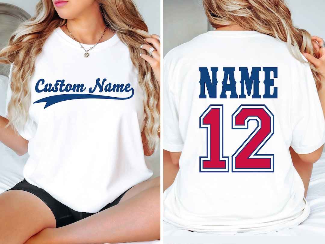 Custom Team Name Jersey T Shirt, Custom Sports Team Name Baseball Shirt ...