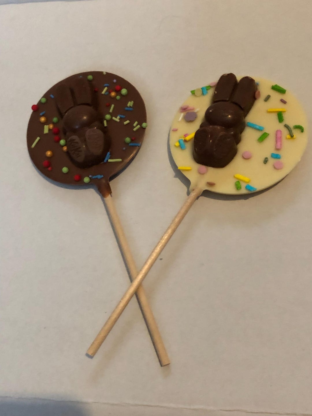 Belgian Chocolate Easter Lolly - Etsy