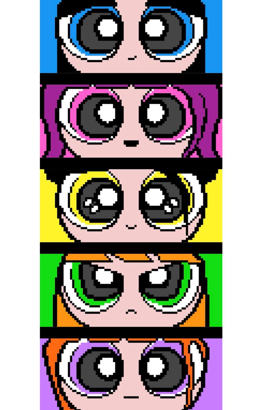 Power Poof Jeans Crochet Grid Patterns - Tapestry Crochet - Etsy