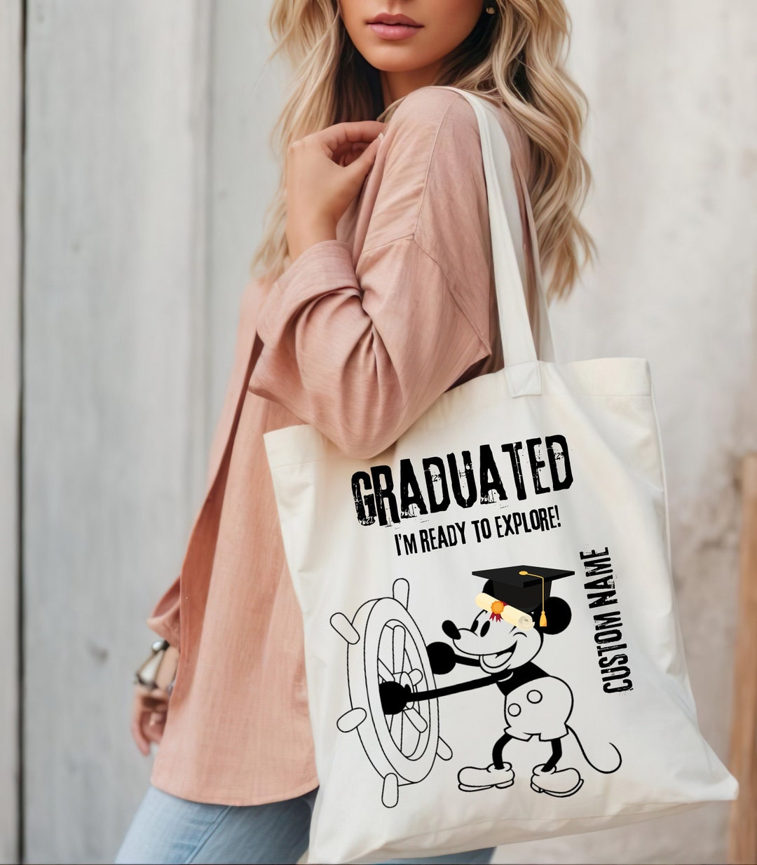 Personalized Graduation Tote Bag: Custom College Graduate Gift - Etsy
