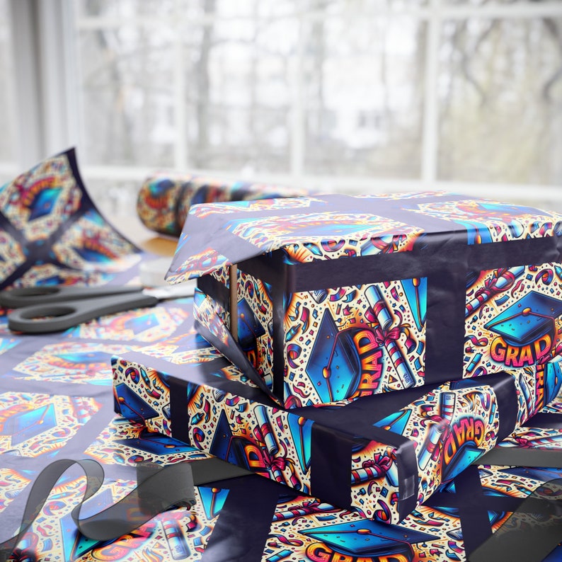Class of 2024 Graduation Wrapping Paper - Perfect for High School ...