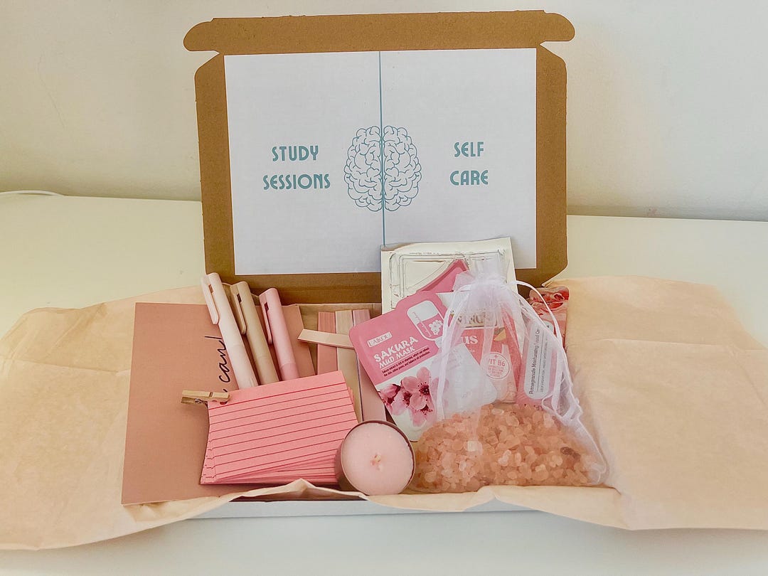Exam Study Revision Pamper Gift Hamper Pack Good Luck Studynook - Etsy UK