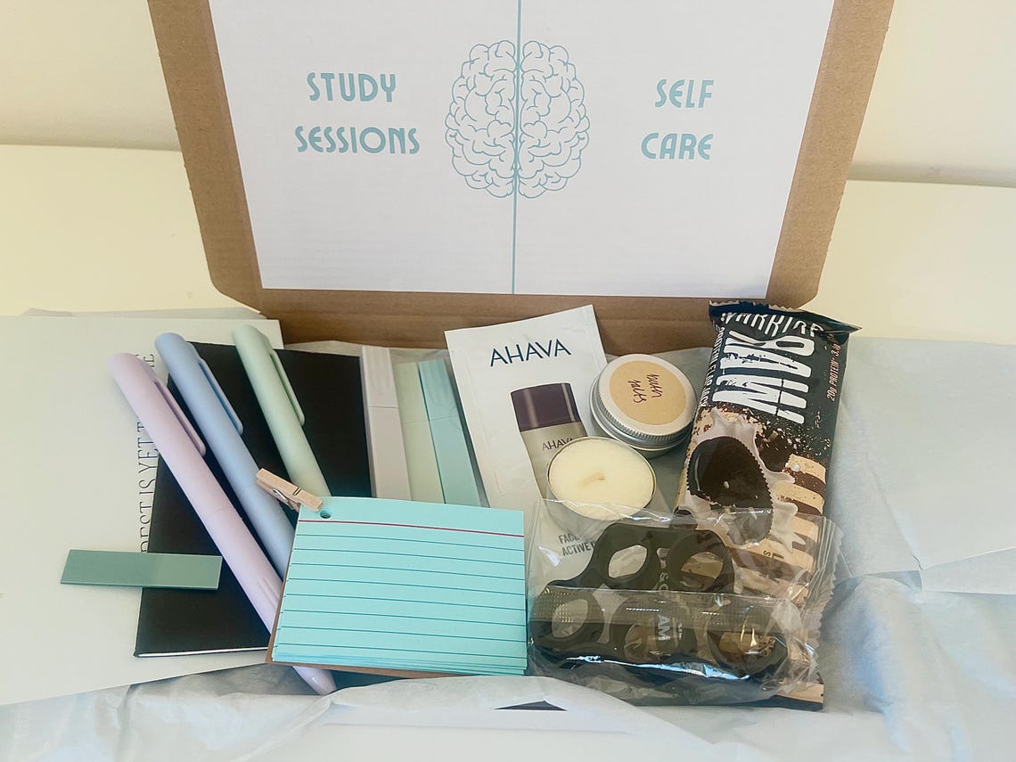 Boy’s Exam Study Revision Pamper Hamper Pack Good Luck Gift Men’s ...