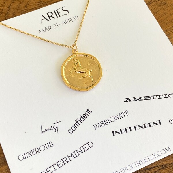 Aries Necklace - Etsy
