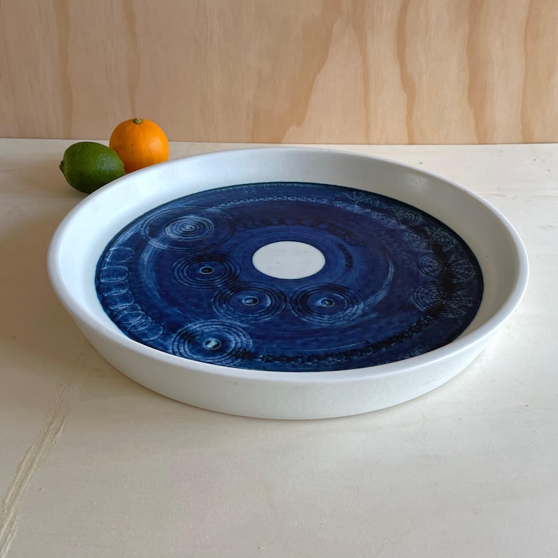 Rorstrand Ceramic XL Vintage Bowl Swedish Hand Painted Vintage Design ...