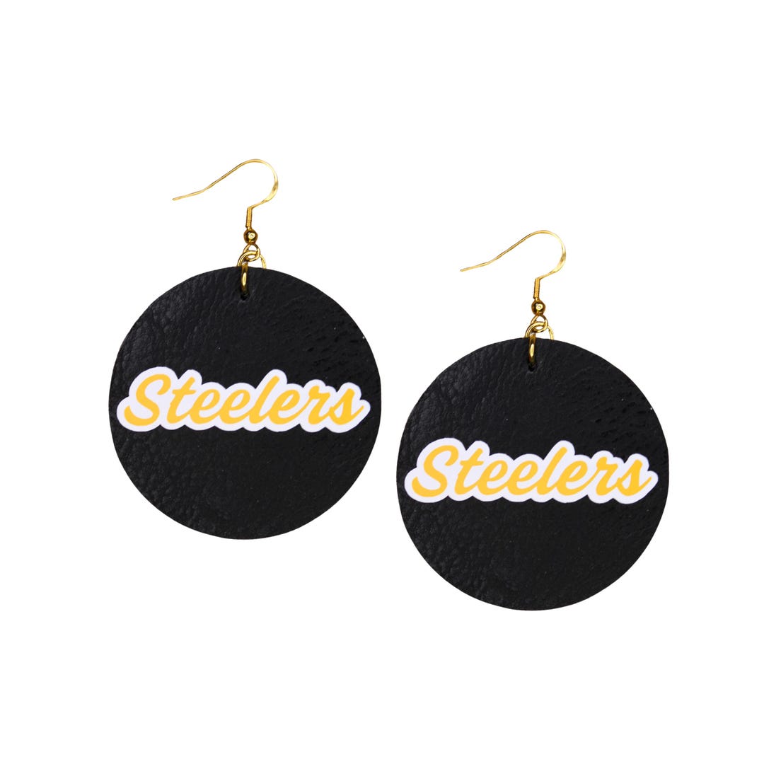 Pittsburgh Steelers Earrings NFL Team Jewelry Hypoallergenic ...