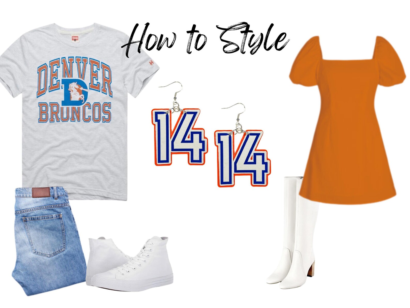 Denver Broncos Player - NFL Team Jewelry | Hypoallergenic & Faux ...