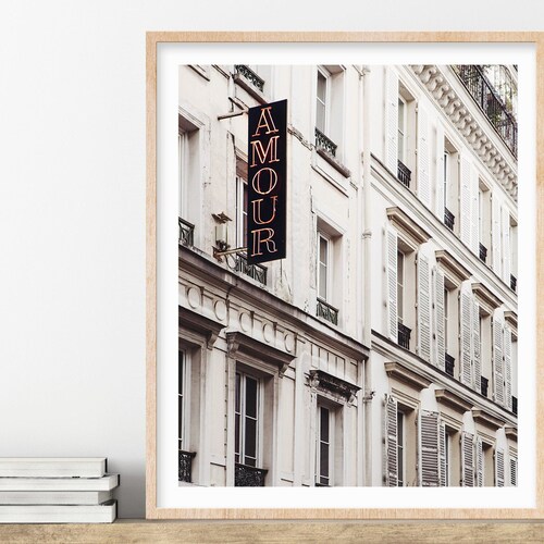 Amour Sign Paris Photography Montmartre Love Sign Paris - Etsy Canada