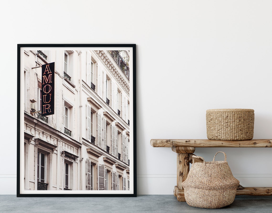 Amour Sign Paris Photography Montmartre Love Sign Paris - Etsy Canada