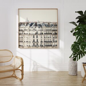 Paris Rooftops and Windows, Paris Photography, White Wall Art, Paris ...