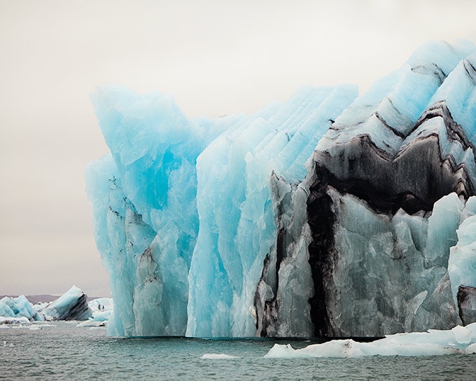 Iceland Photograph Iceberg in Glacier Lagoon Icelandic | Etsy