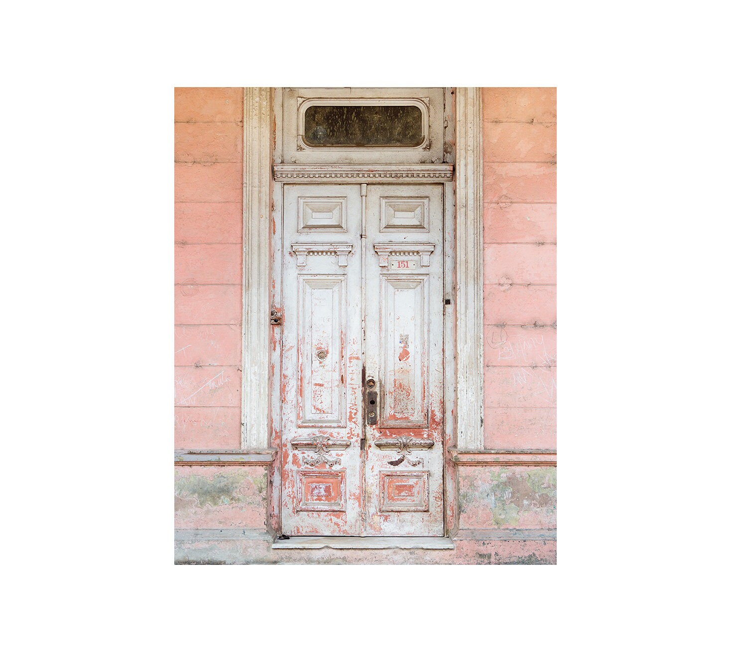Pastel Door Photograph Rustic Door Print Shabby Chic Decor - Etsy