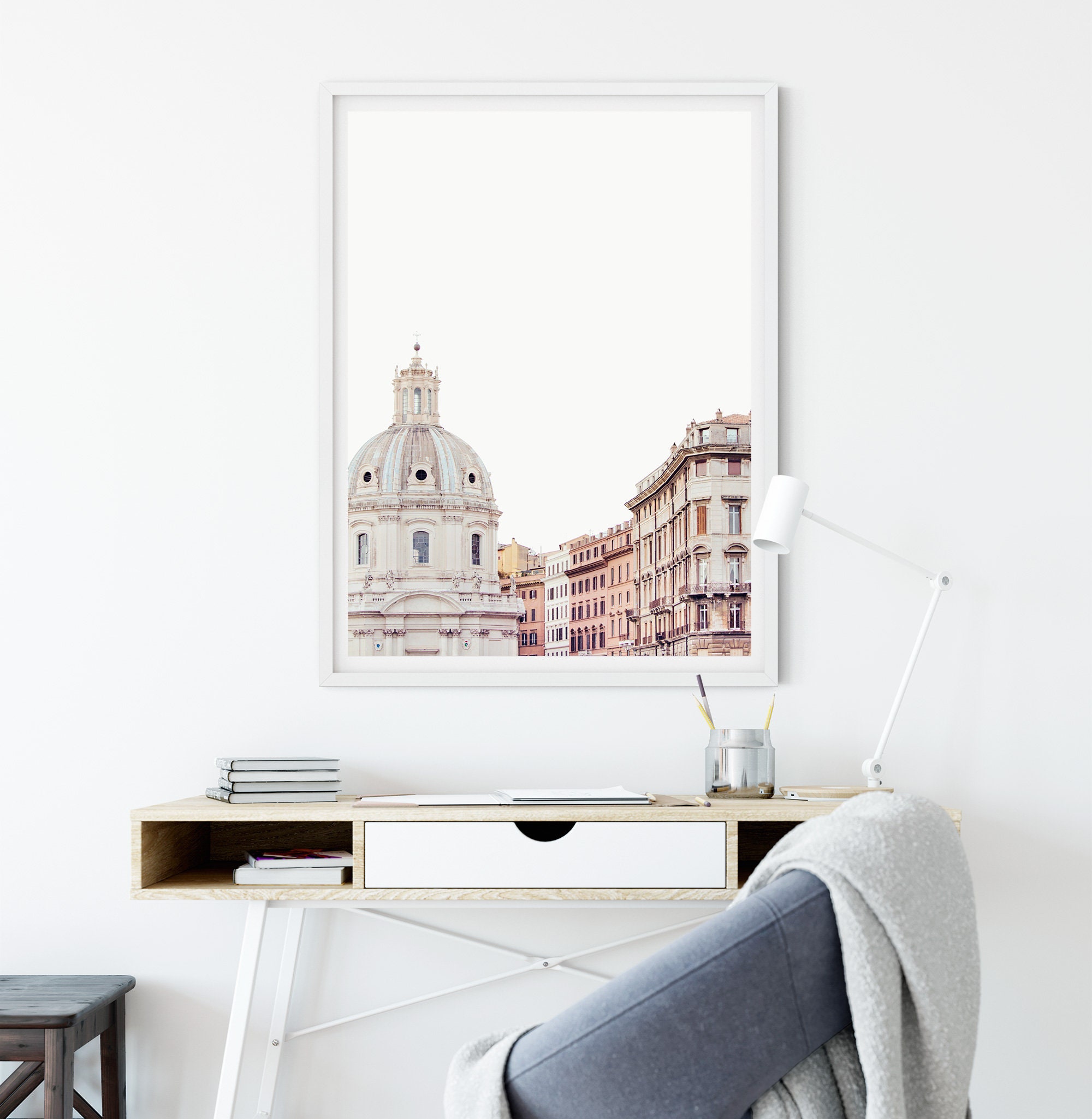 Rome Wall Art Italy Print Minimalist Architecture Art Print | Etsy