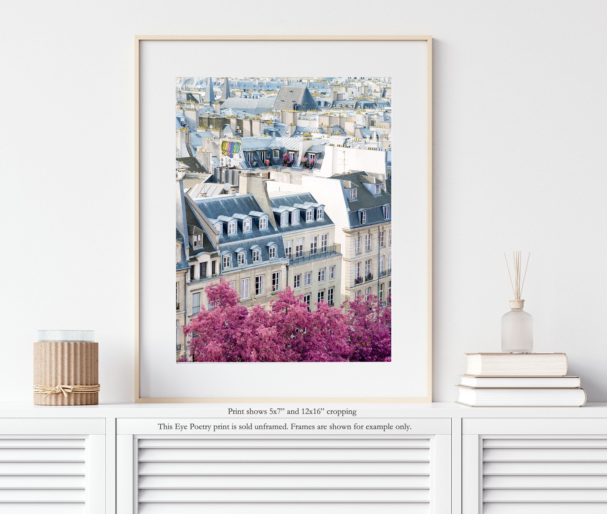 Paris Photography, Blossoming Pink Trees, Springtime in Paris Print ...