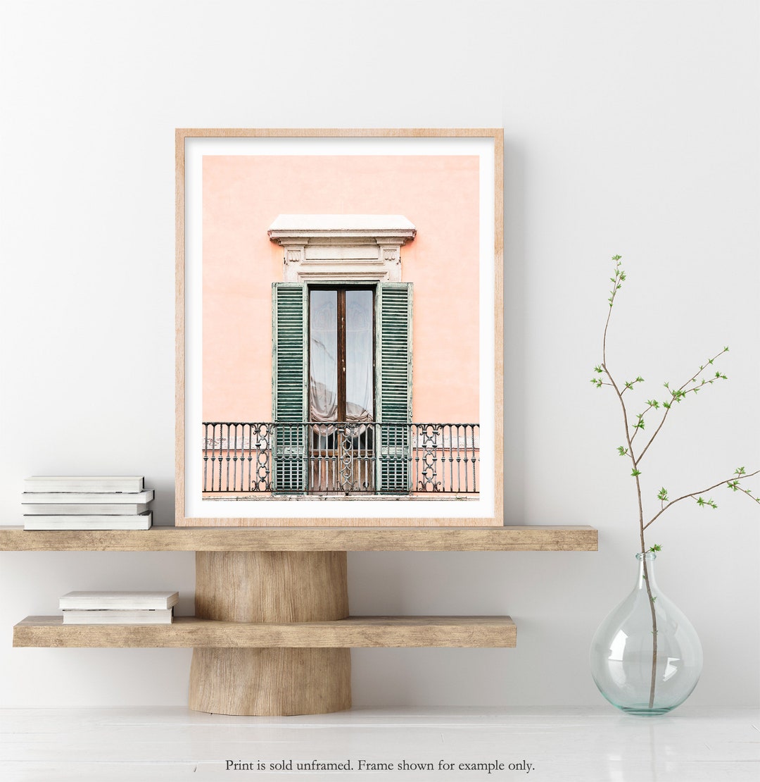 Rome Italy Print Rustic Window Photo Italy Wall Art Travel - Etsy