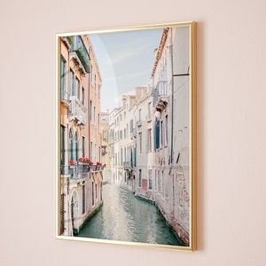 Venice Print, Italy Print, Venice Canal Photo, Pastel Wall Art, City ...