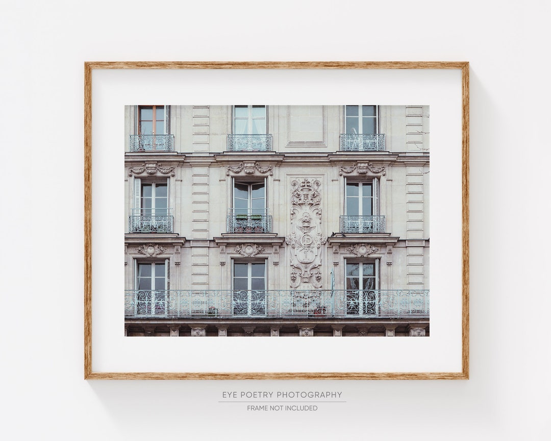 Paris Print, Paris France Architecture Photograph, Muted Paris Wall Art ...