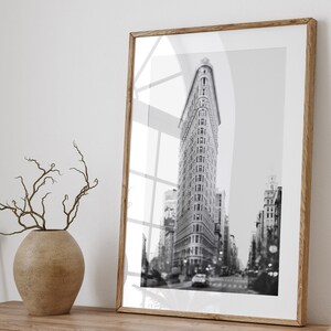 Flatiron Building, New York Print, New York City Photography, Black and ...