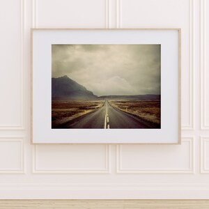 Open Road, Iceland Print, Landscape Photography Print, Wanderlust Print ...