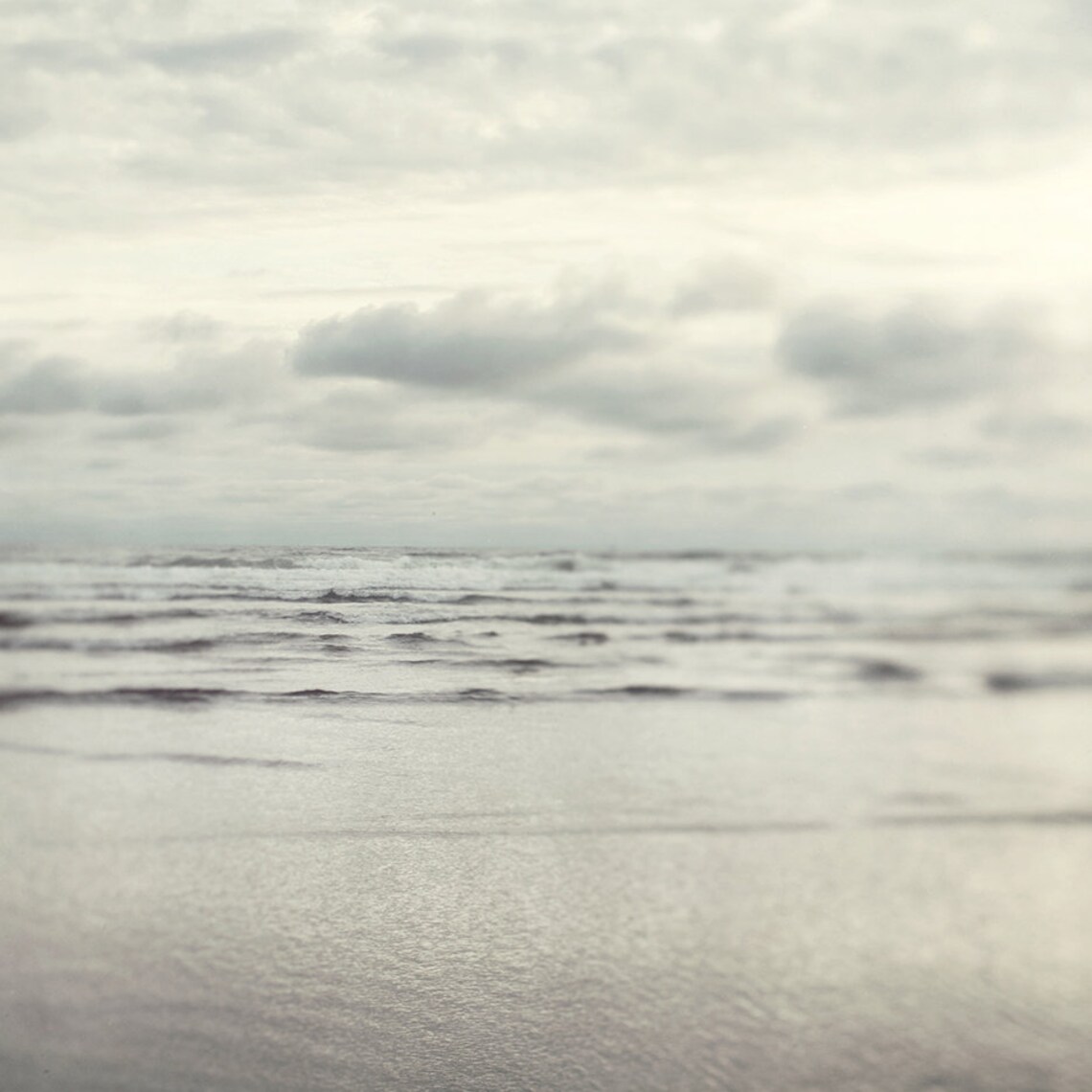 Muted Minimalist Ocean Photography Print Fine Art Gray Silver - Etsy Canada