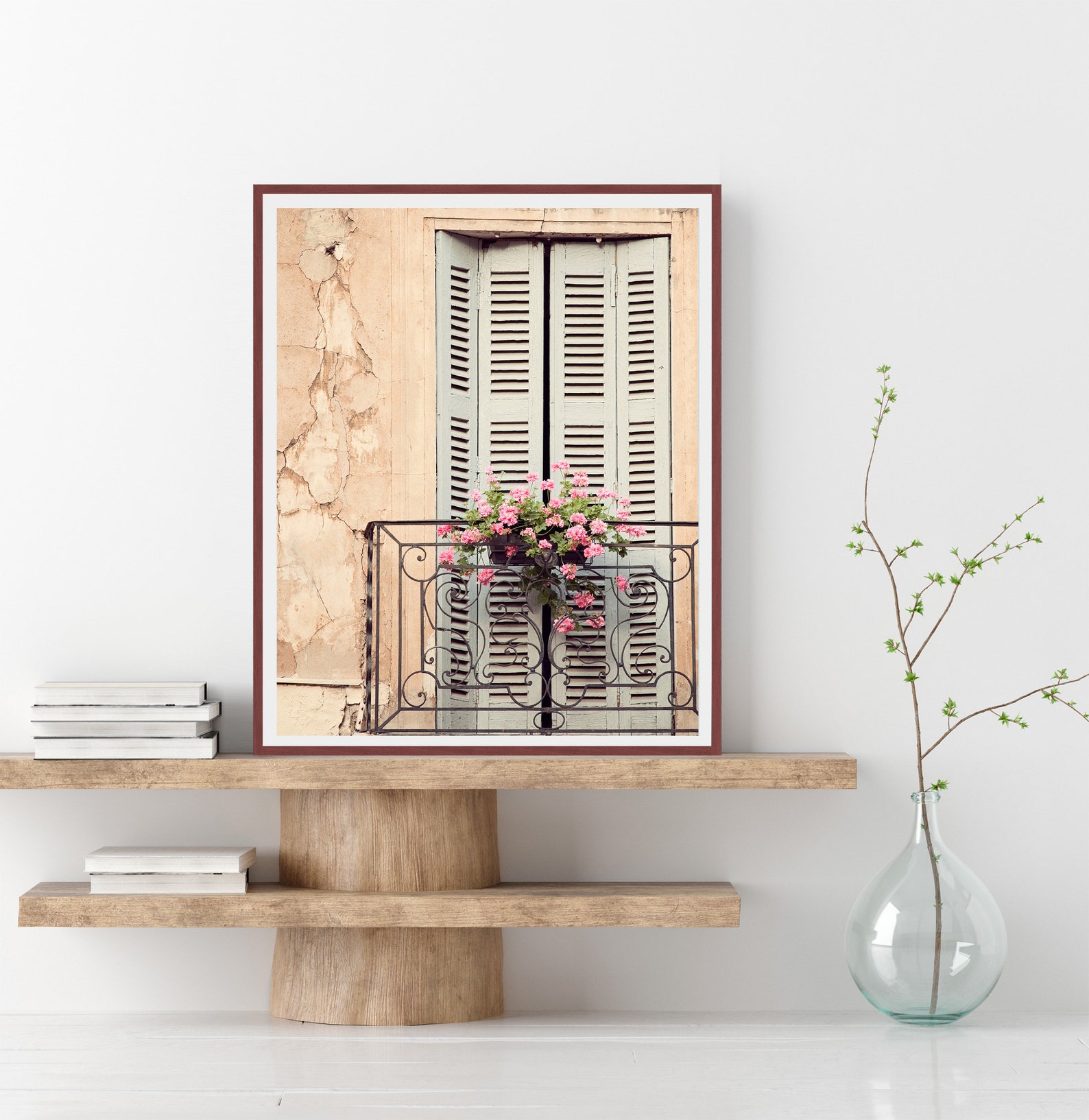 Rustic French Country Window Print French Country Decor | Etsy