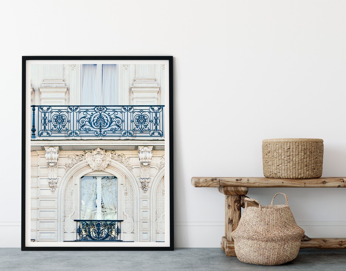 Paris Window and Balcony Photo Paris Wall Art French Wall - Etsy