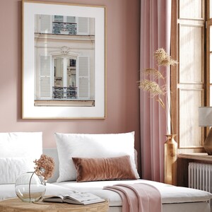 Paris Print, Montmartre Window Photo, French Architecture, Paris Wall ...