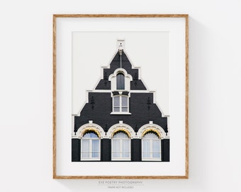 Amsterdam Art Print Dutch Illustration 8x10 Print Travel Wall Art Canal ...