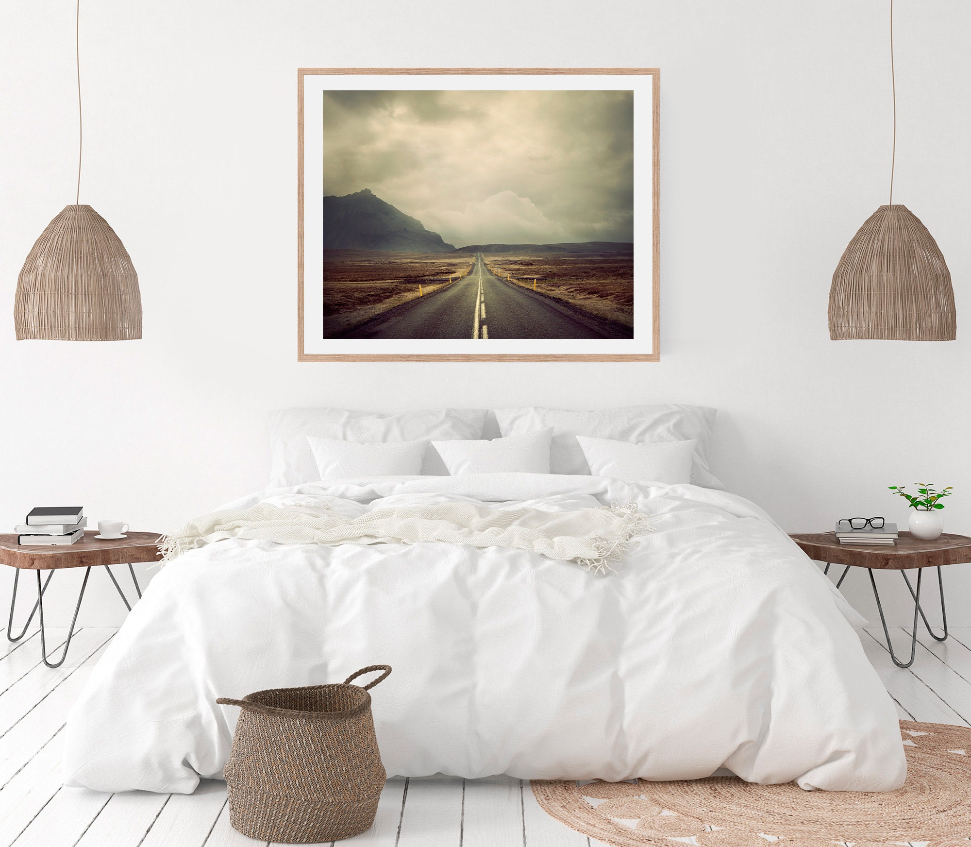 Open Road Iceland Print Landscape Photography Print | Etsy