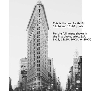 Flatiron Building, New York Print, New York City Photography, Black and ...
