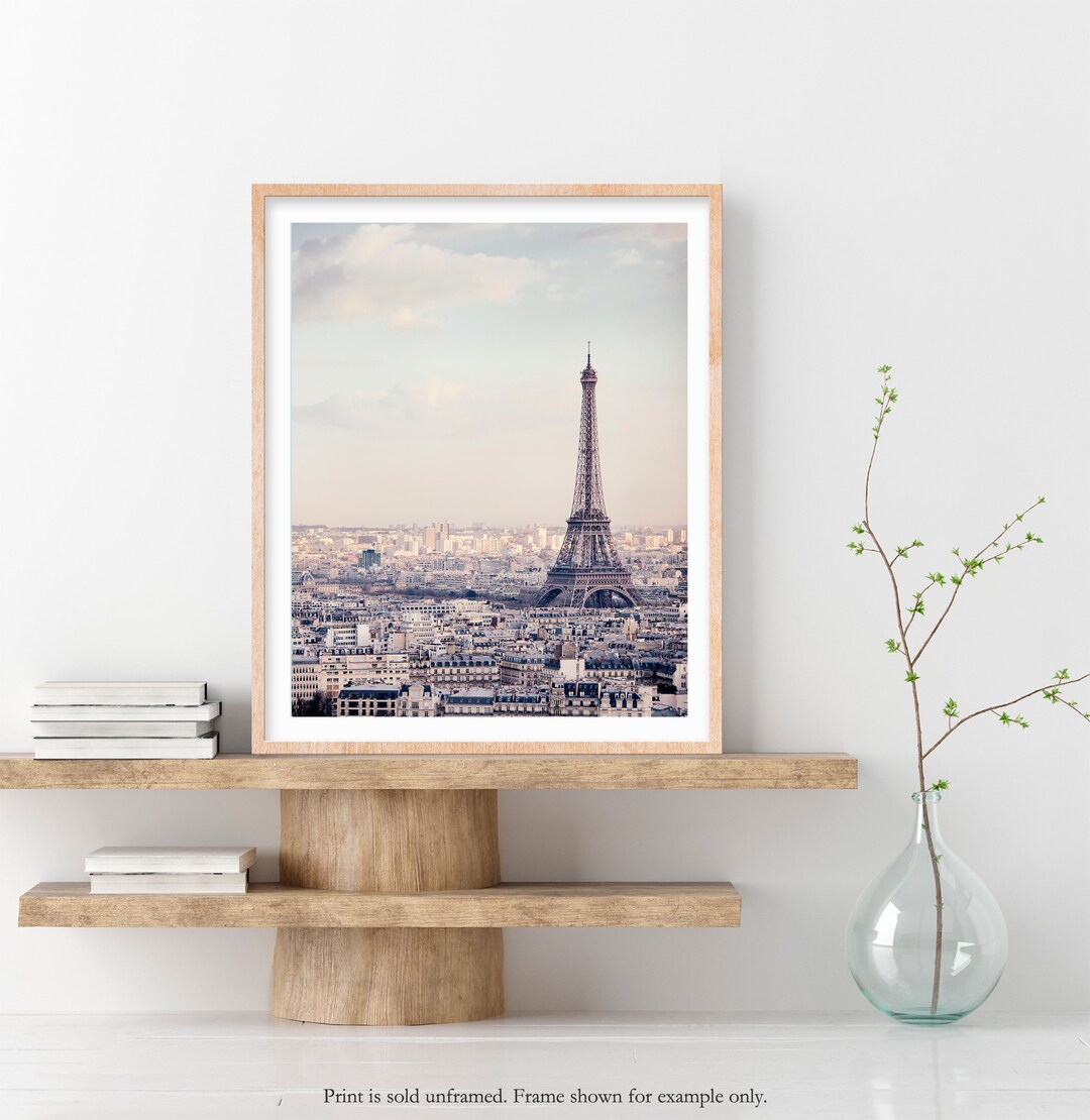 Paris Wall Art Eiffel Tower and Paris Skyline Photograph - Etsy