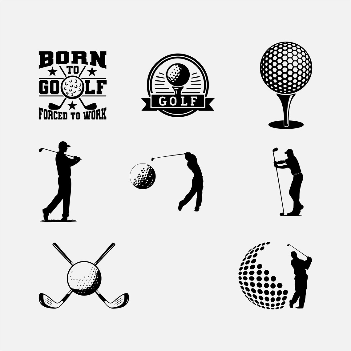 Golf Svg Bundles, Golf Svg , Split Monogram Svg, Golf Name Frame, Golf ...