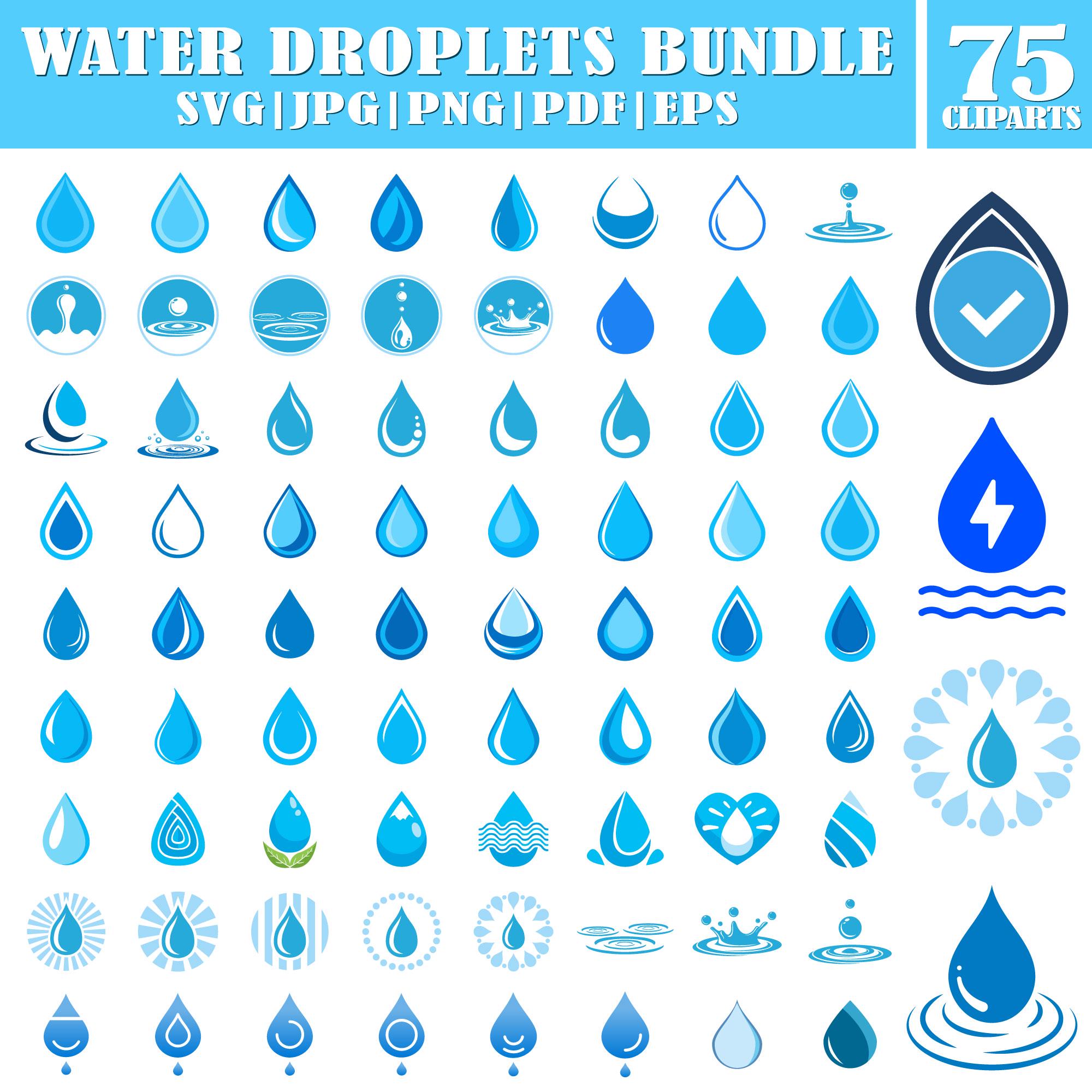 Waterdrop Svg Bundles, Waterdrop PNG, Waterdrop Clipart, Waterdrop ...