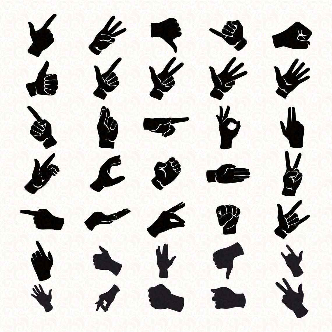 Hand Sign Svg, Hand Svg Clipart, Hand PNG, Hand Images, Winning Hand ...