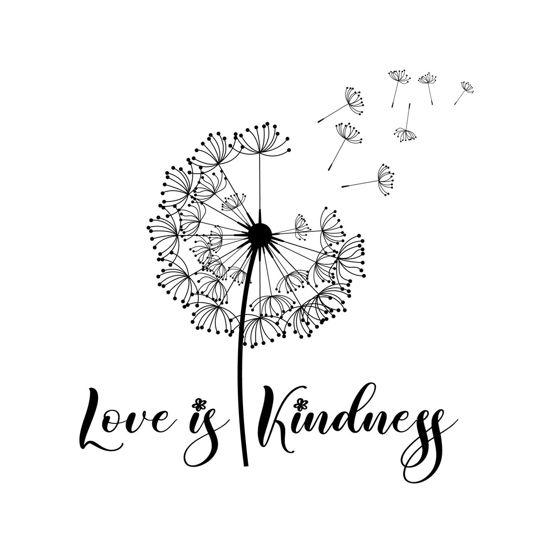 Dandelion Svg Files, Dandelion 25 SVG, Dandelion Vector, Dandelion ...