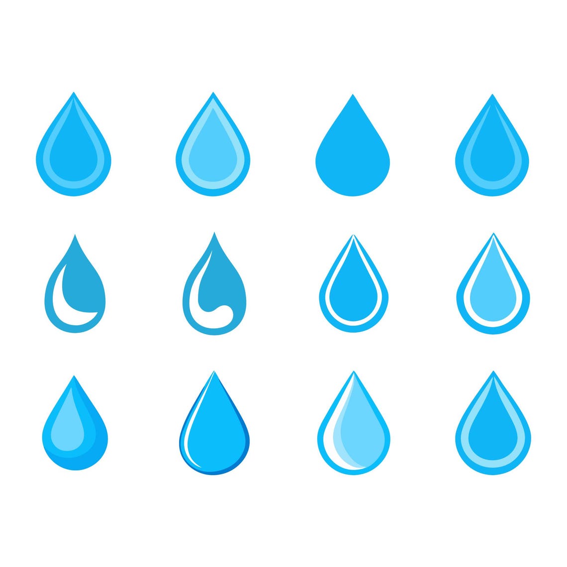 Waterdrop Svg Bundles, Waterdrop PNG, Waterdrop Clipart, Waterdrop ...