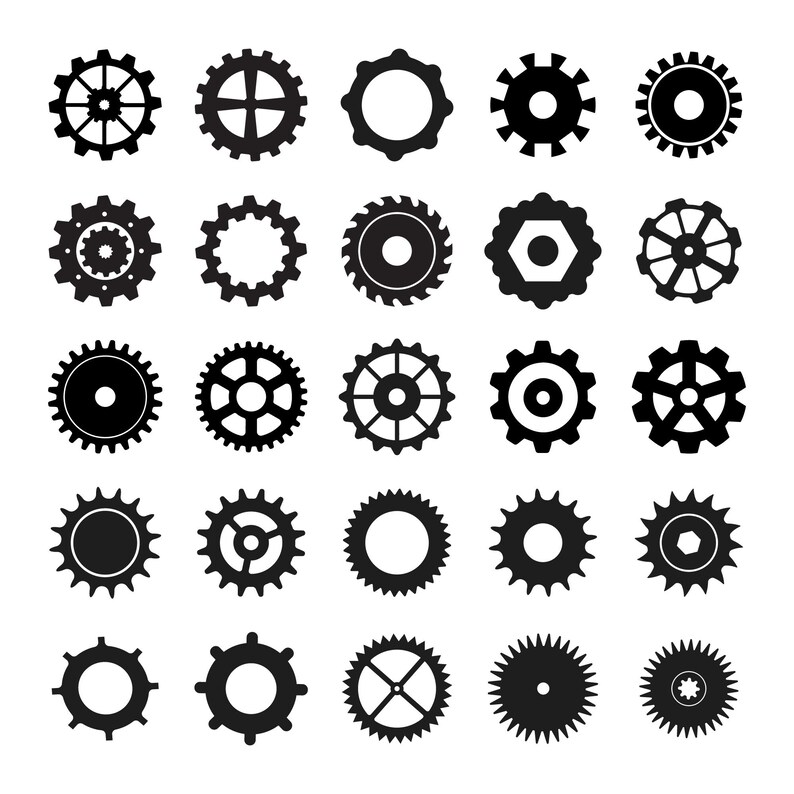 Car Gears Svg, Gears Clipart, Gears PNG, Gear Shape Svg, Gear Shape Svg ...