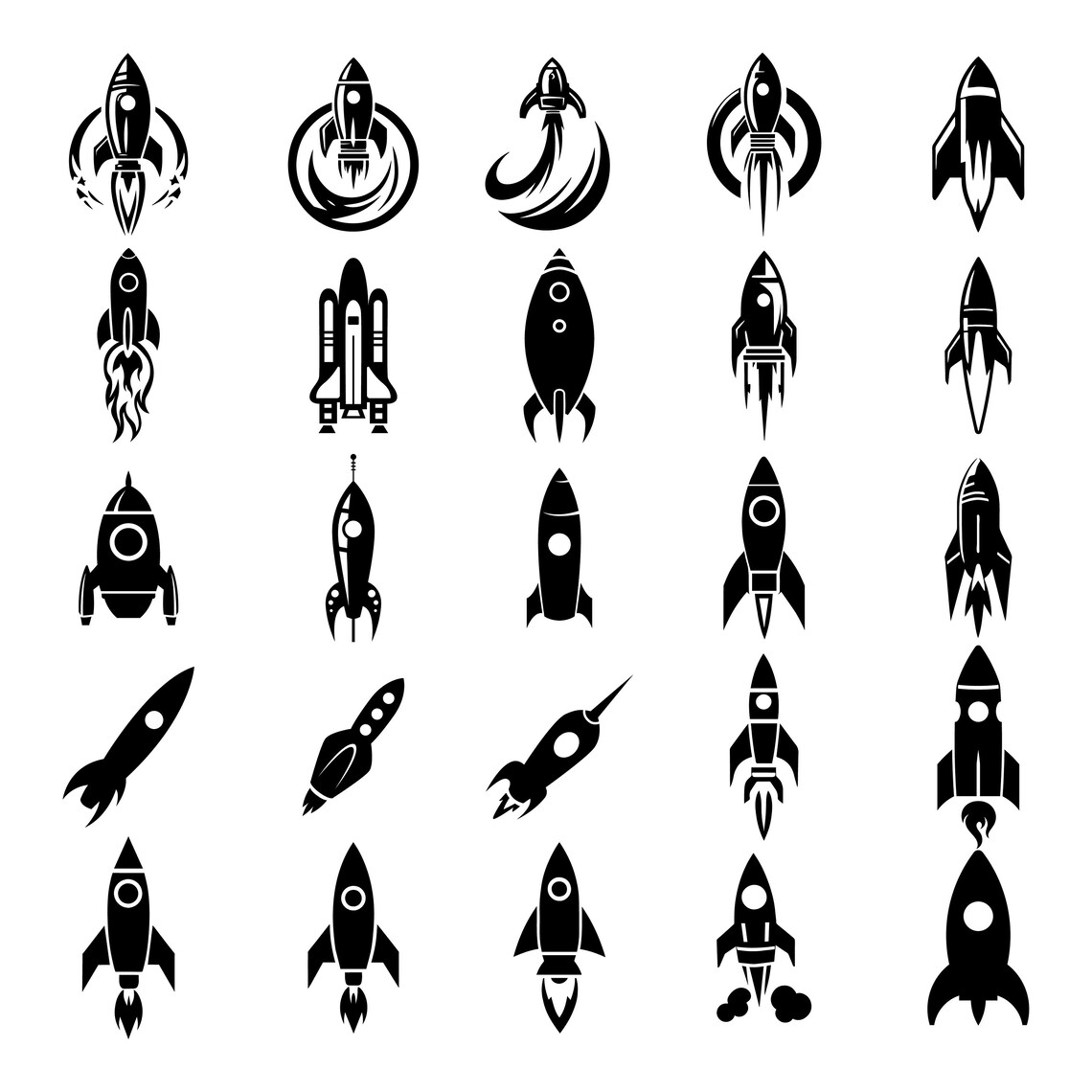 Flying Rocket Svg Bundles, Rocket PNG, Rocket Vector, Rocket Clipart ...