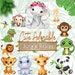 Safari Animal Clipart, Baby Safari Family Bundles, Baby Animals PNG ...