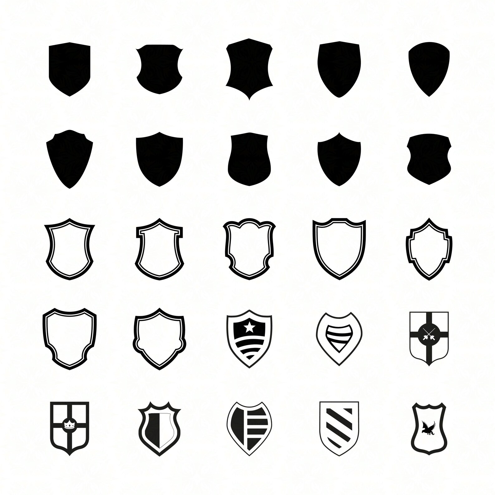 Best Ever Shield Svg Bundles, Shield Svg, Shield Clipart, Shield PNG ...