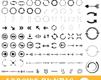 Arrow Svg Bundles, Archery Svg Bundles, Arrow Clipart, Bow Svg, Hand ...