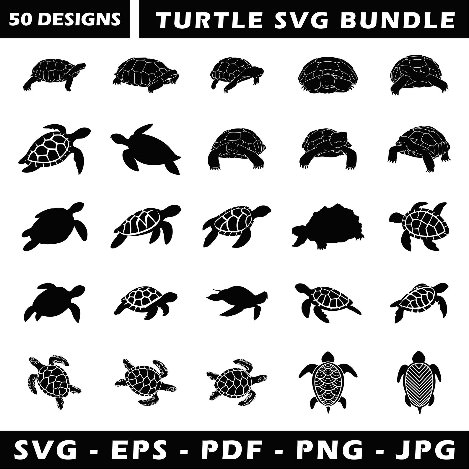 Ocean Turtle Svg Bundles, Sea Turtle Clip Art, Svg Bundles, Turtle Face ...
