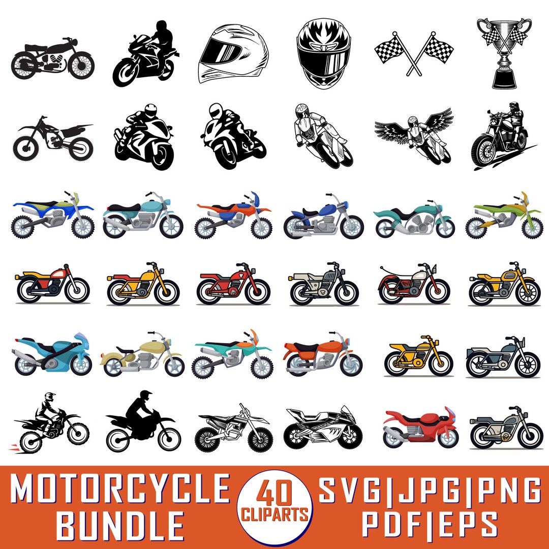 Sports Motorcycle Svg Bundles, Sports Bike Svg Bundles, Motorcycle ...