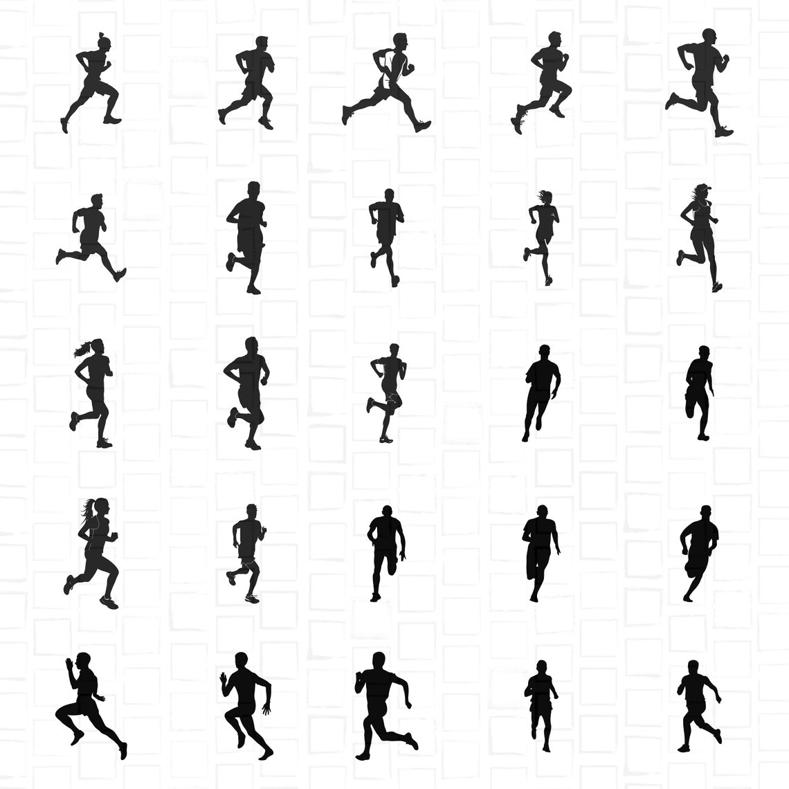 Runner Svg Bundles, Runner Clipart, Runner PNG, Runner Cut Files ...