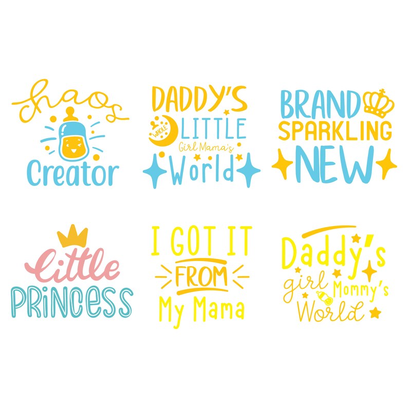 Cute Baby Svg Bundle, Baby Svg Clipart, New Born Baby Svg Bundles ...