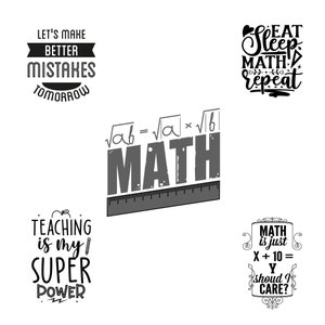 Math Teacher SVG PNG Bundle, Math Student Svg Bundle, Math Tacher Svg ...